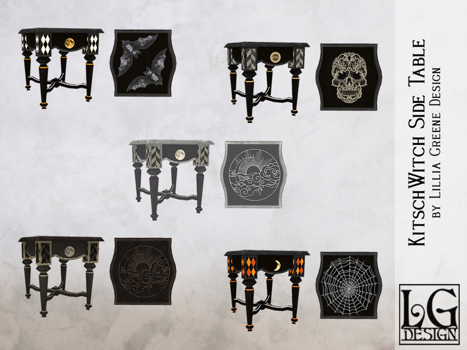 The Sims Resource | Kitsch Witch Side Table