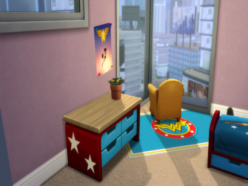The Sims Resource | Superhero Child Bedroom Set
