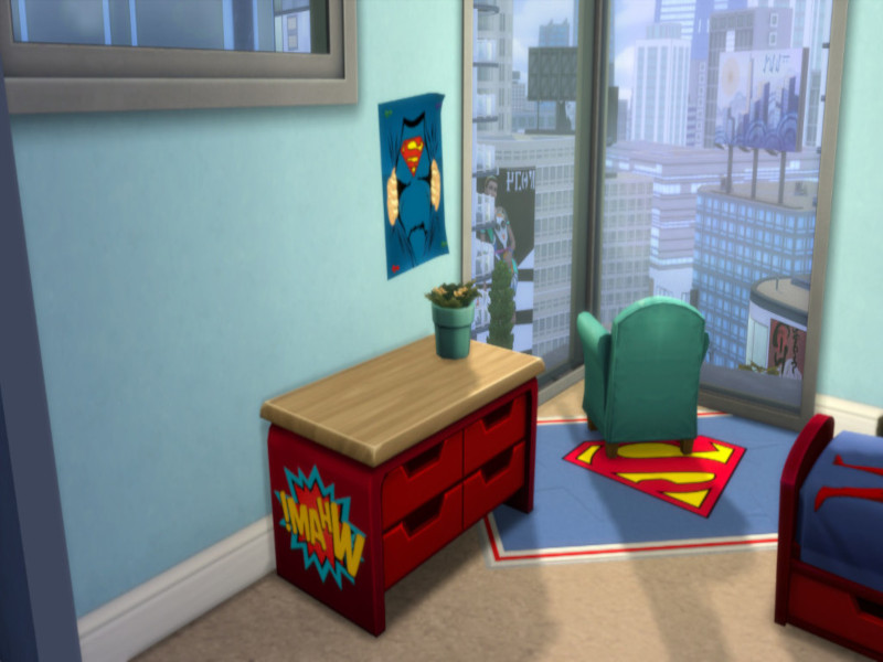 The Sims Resource | Superhero Child Bedroom Set