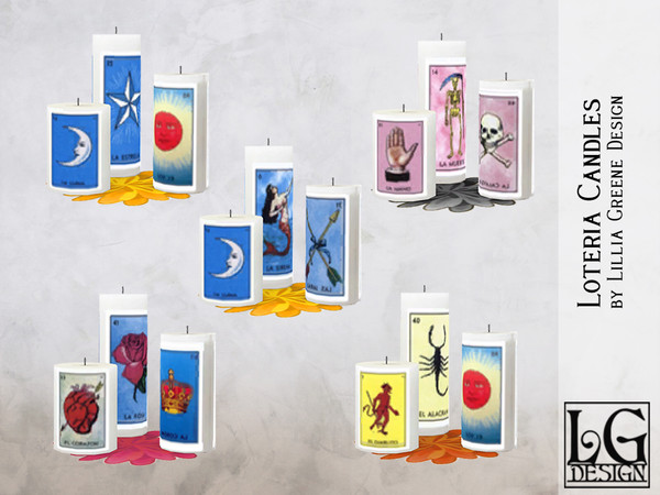 The Sims Resource | Loteria Candles