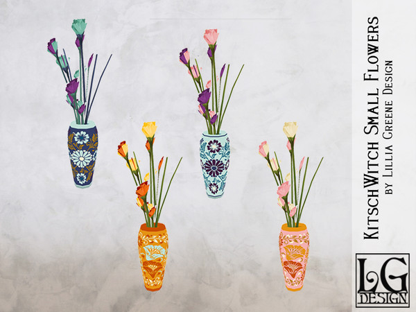 The Sims Resource | Kitsch Small Flowers