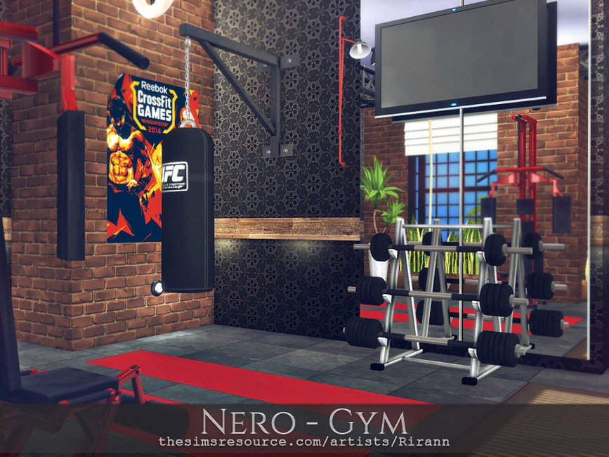 The Sims Resource - Nero - Gym - TSR CC Only