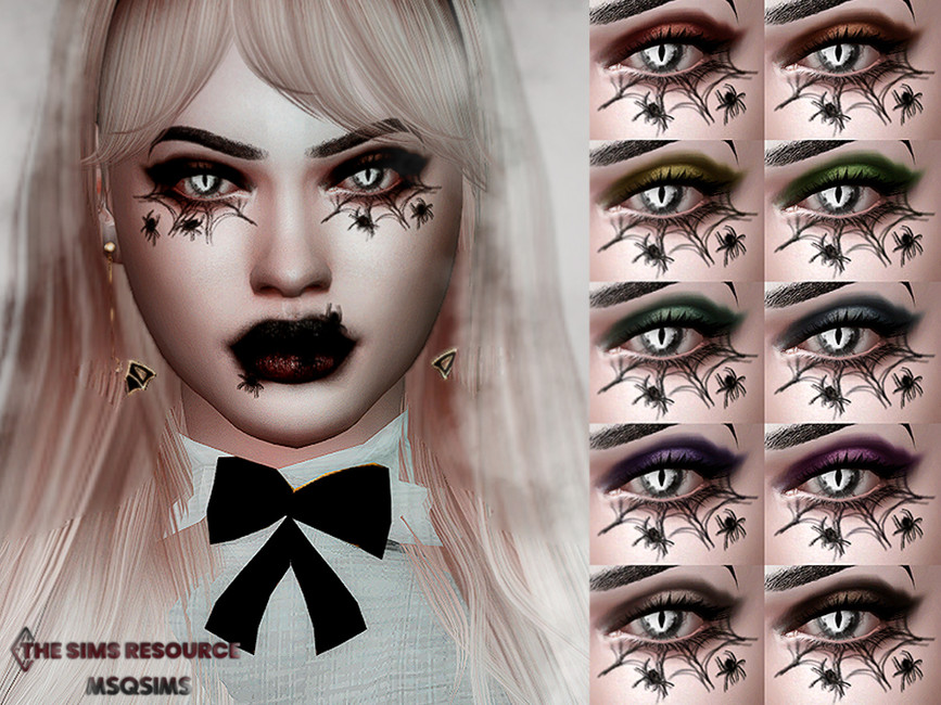 The Sims Resource - Darkness Eyeshadow