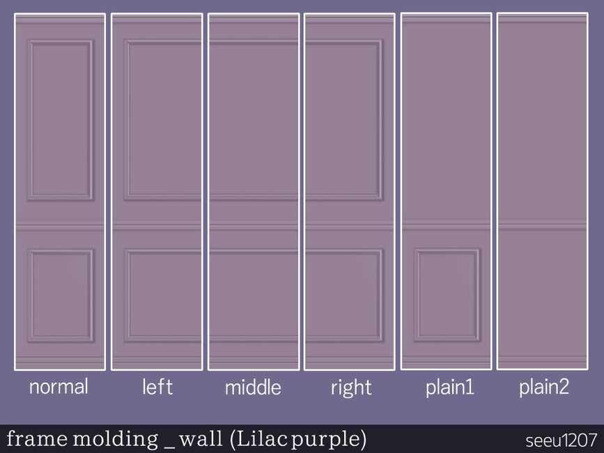 The Sims Resource - Lilac purple Frame Molding