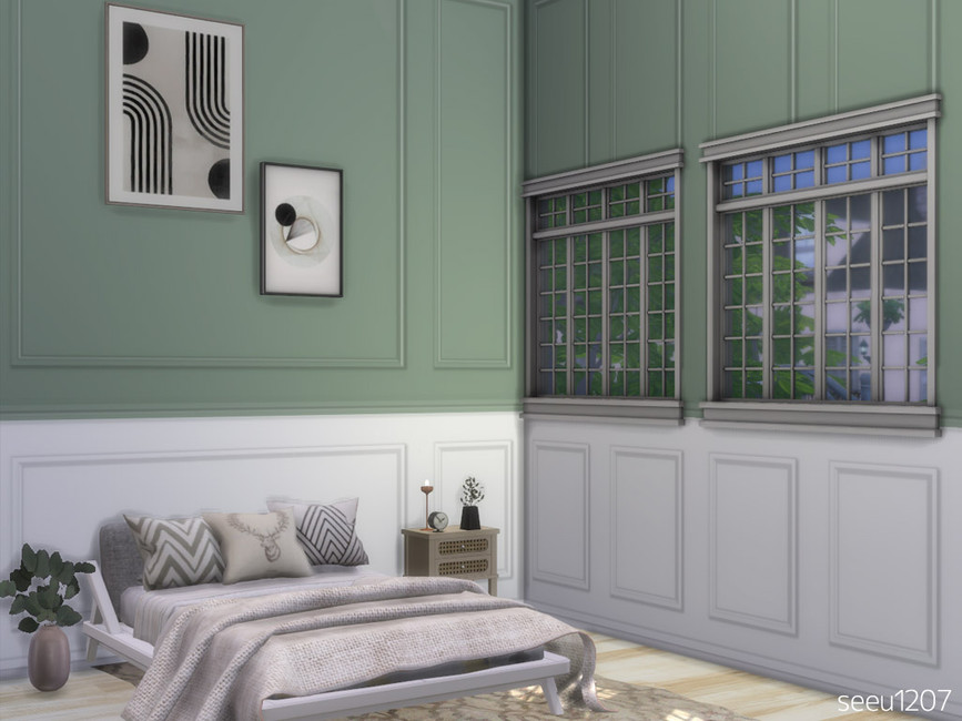 The Sims Resource - Sage Green Frame Molding
