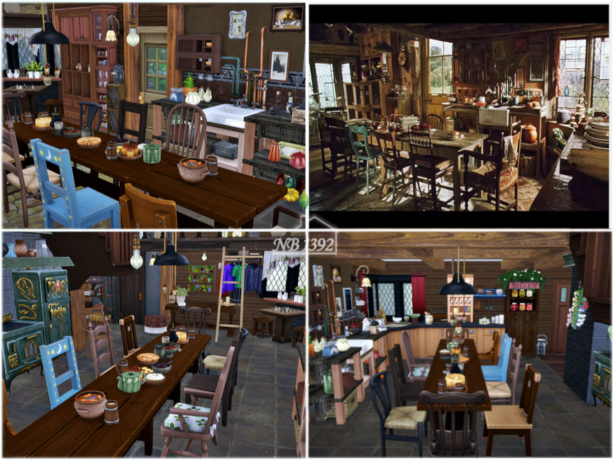 The Sims Resource - The Burrow - Weasley House