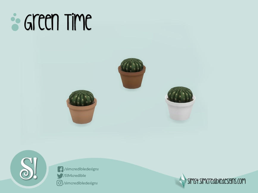 The Sims Resource - Green Time Cactus 1