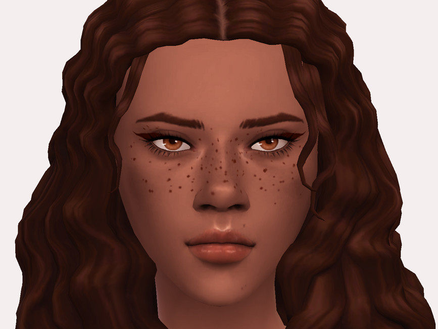 The Sims Resource - Hazelnut Cream Freckles