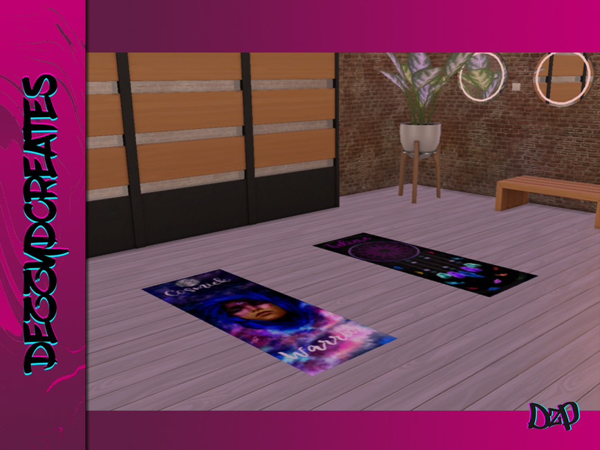 The Sims Resource - (Spa Day Required) Mantra Yoga Mat Series ...
