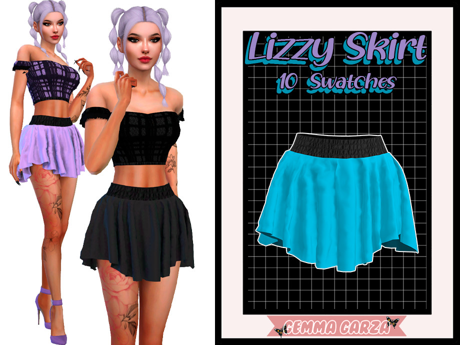 The Sims Resource | Lizzy Skirt