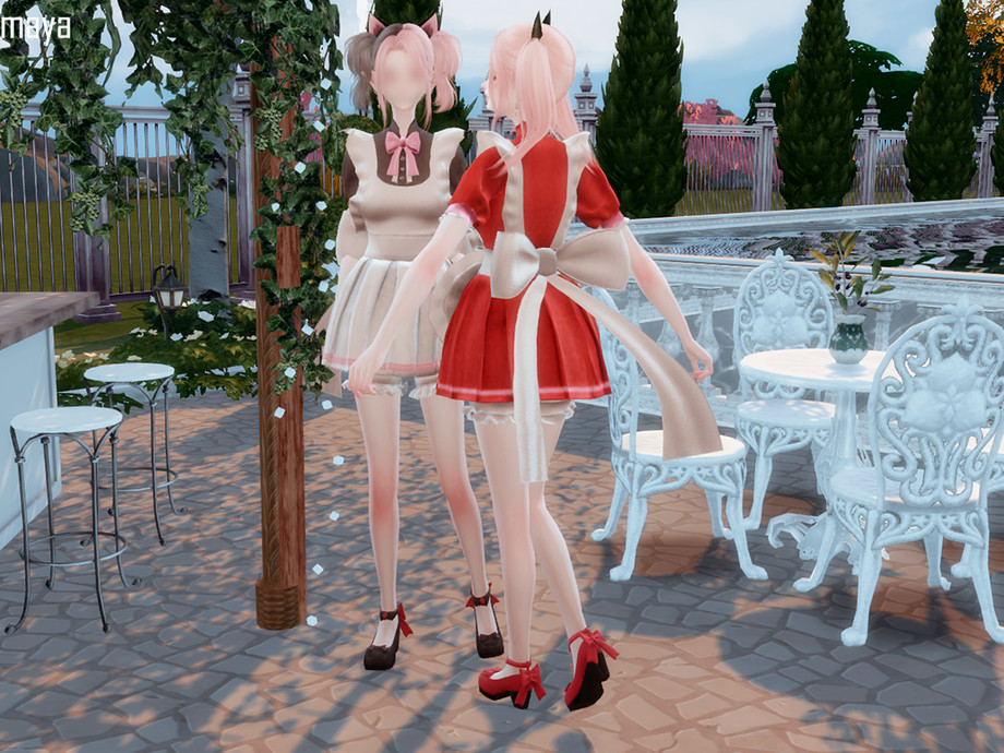 The Sims Resource | Mew Mew Dress