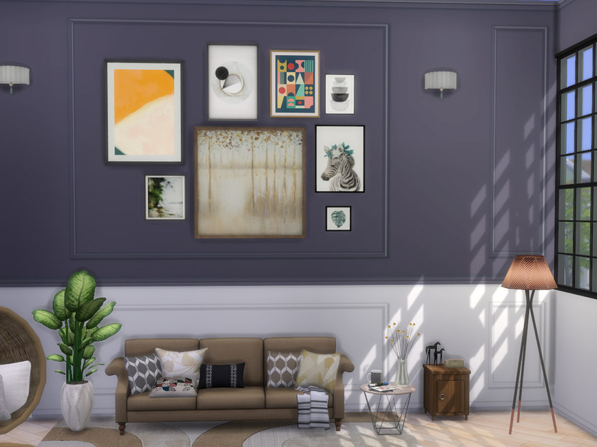 The Sims Resource - Fream Molding Wall - Taupe