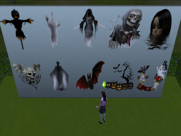 The Sims Resource | Halloween Decals set 8