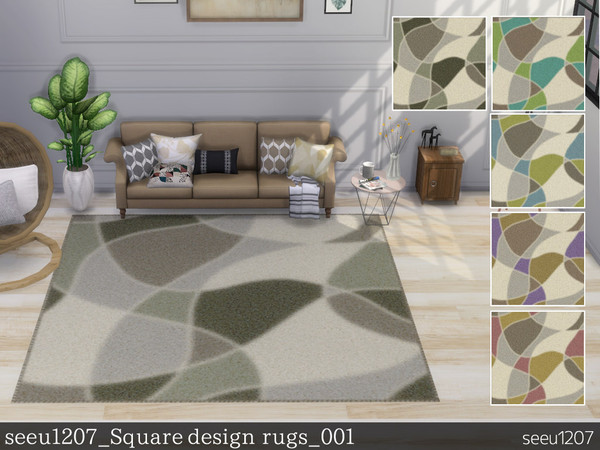 The Sims Resource | Square Design Rugs