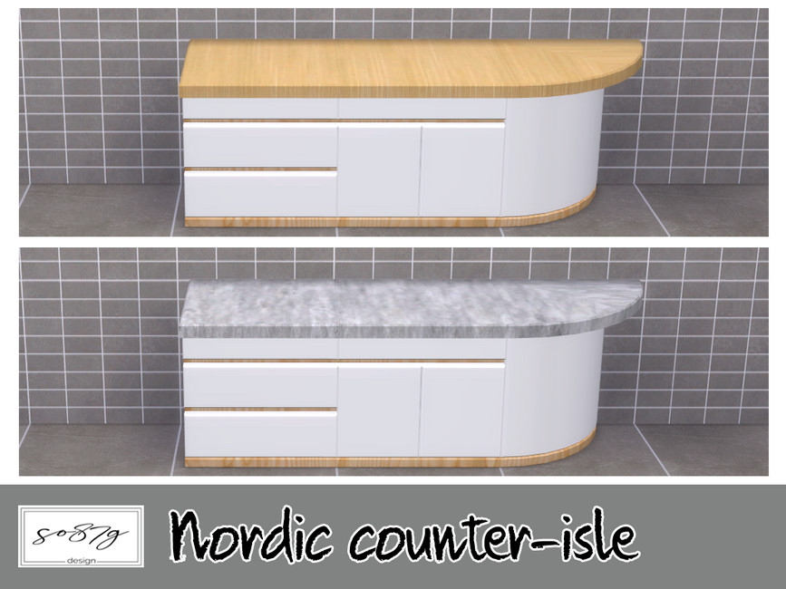 The Sims Resource - Nordic counter-isle
