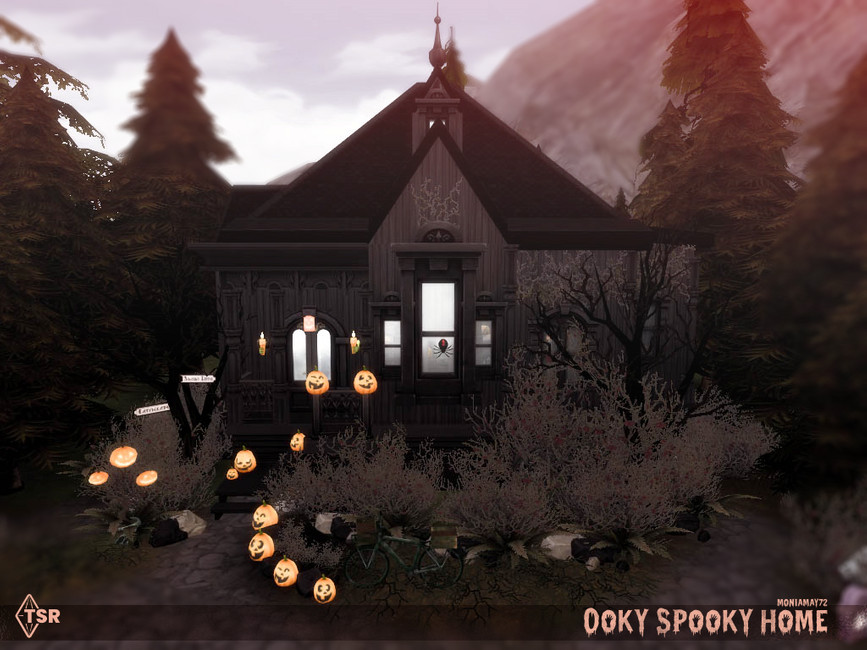 The Sims Resource - Ooky Spooky Home No CC