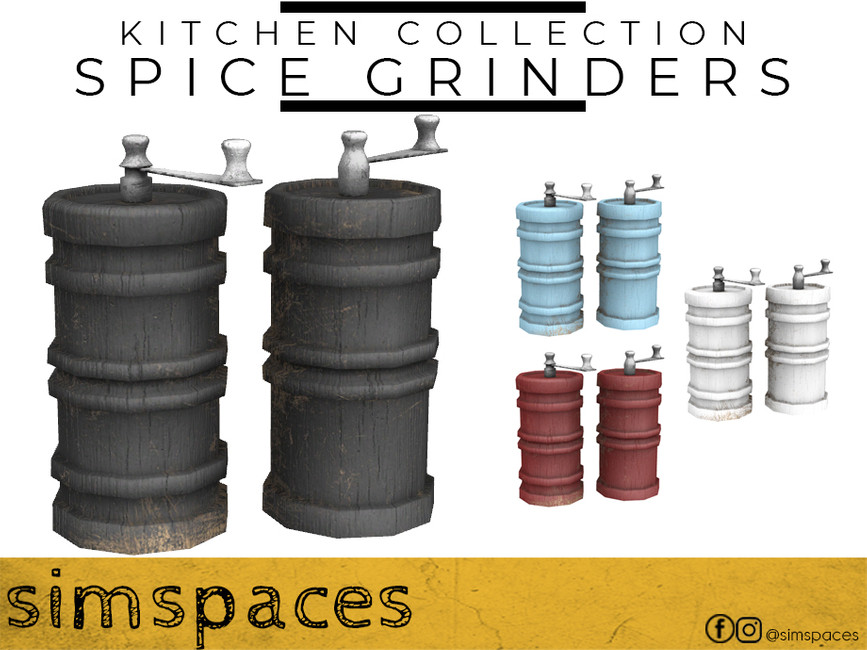 The Sims Resource - Kitchen Collection - spice grinders