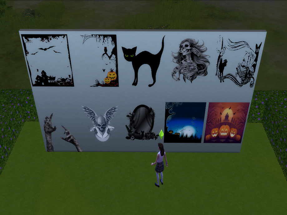 The Sims Resource | Halloween Decals set 3