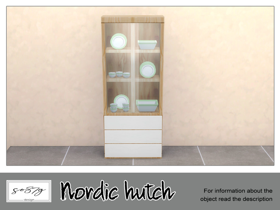 The Sims Resource | Nordic hutch