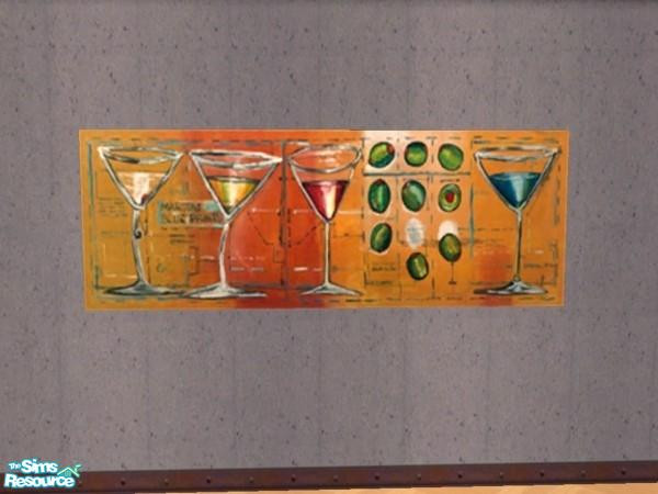 The Sims Resource - Martini Blueprint