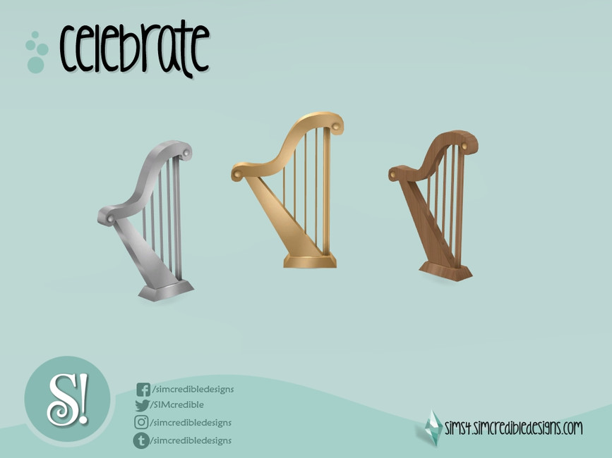 The Sims Resource - Celebrate harp