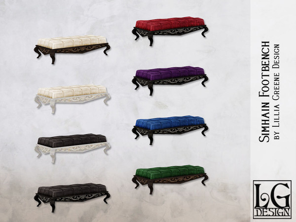 The Sims Resource | Simhain Footbench