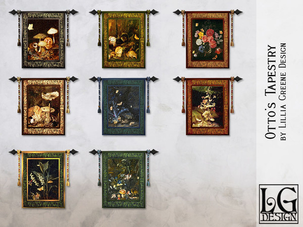 The Sims Resource | Otto's Tapestry (requires Vampires)