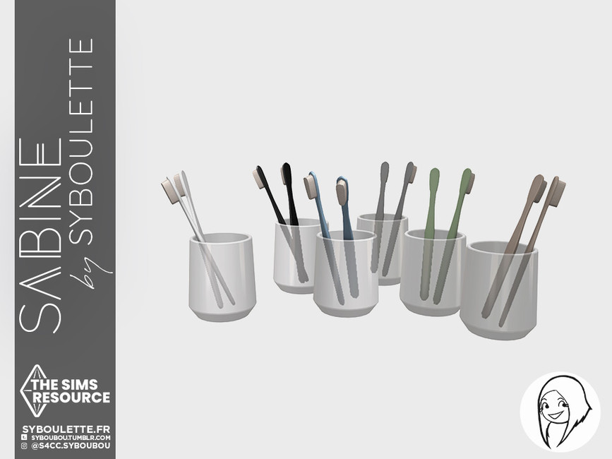 The Sims Resource - Sabine - Toothbrush holder