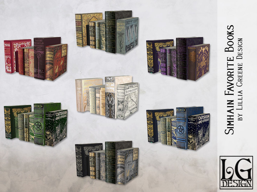 The Sims Resource - Simhain Favorite Books