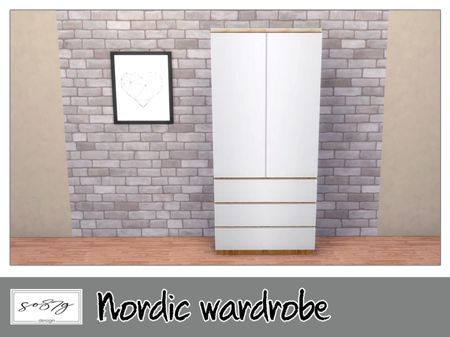 The Sims Resource | Nordic wardrobe