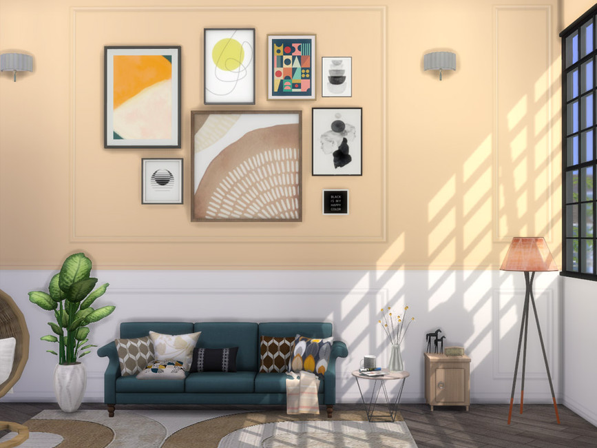 The Sims Resource - Pale Tone Frame Molding set