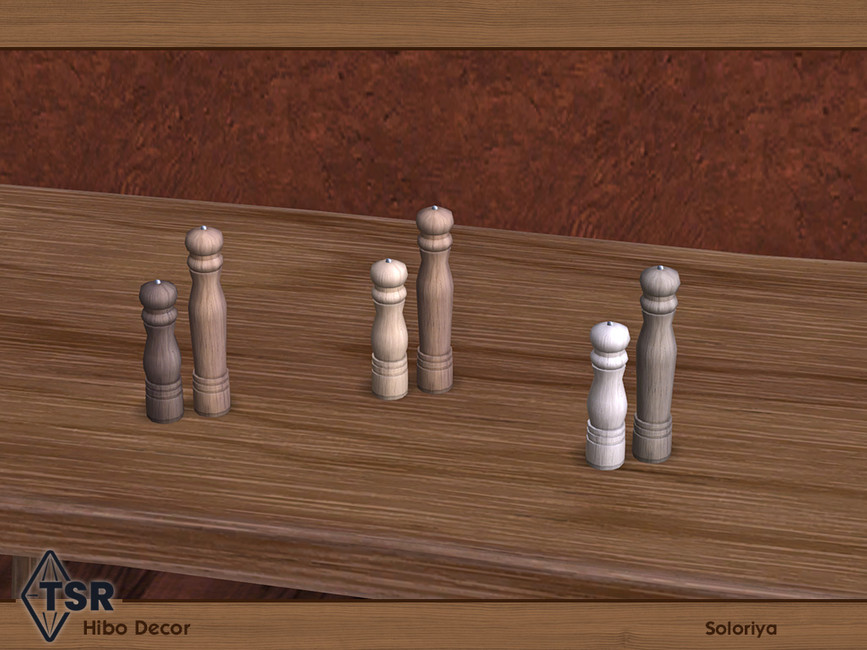 The Sims Resource - Hibo Decor. Salt and Pepper Mills