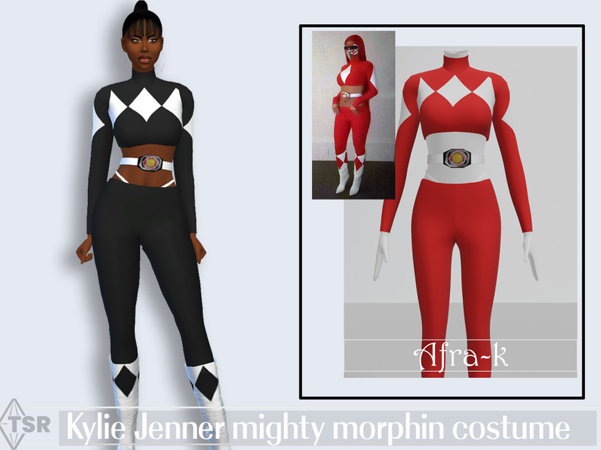 The Sims Resource - Kylie Jenner Mighty morphin costume