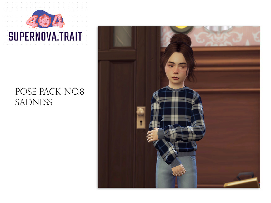 The Sims Resource - Sadness Children's Pose Pack