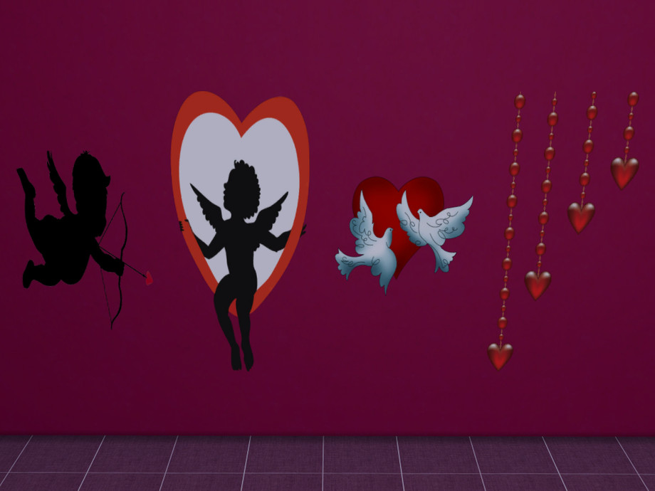 The Sims Resource | Love Beyond Words Wall Stickers
