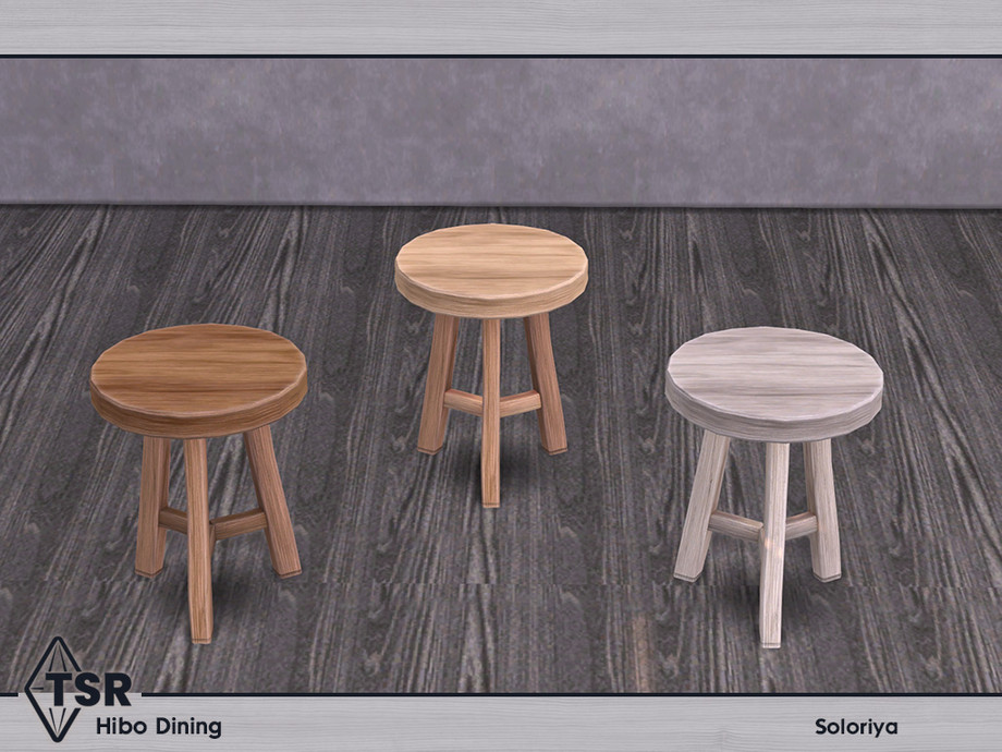 The Sims Resource | Hibo Dining. Dining Chair, v2