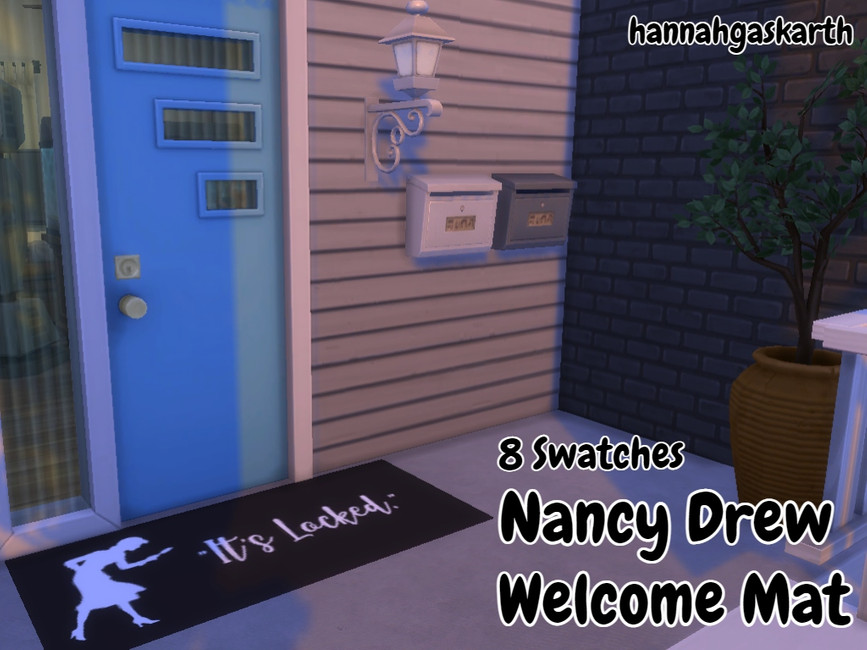 The Sims Resource - Nancy Drew Welcome Mat