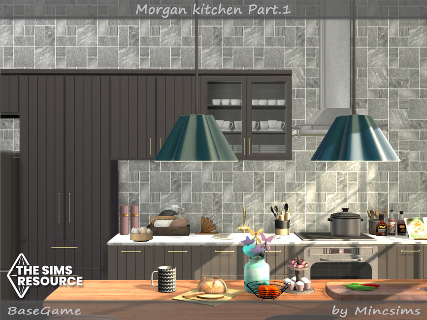 The Sims Resource - Morgan Kitchen Part.1