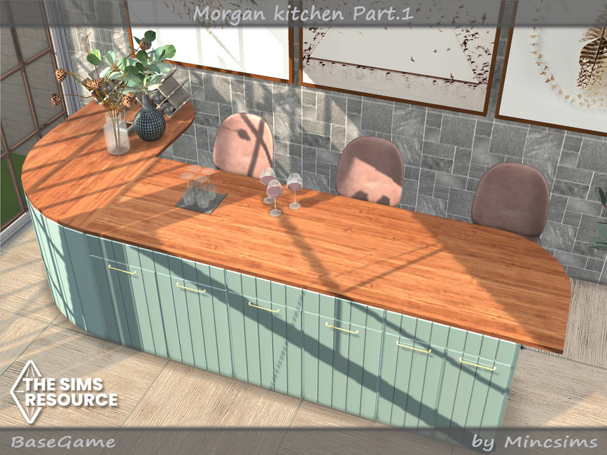 The Sims Resource - Morgan Kitchen Part.1