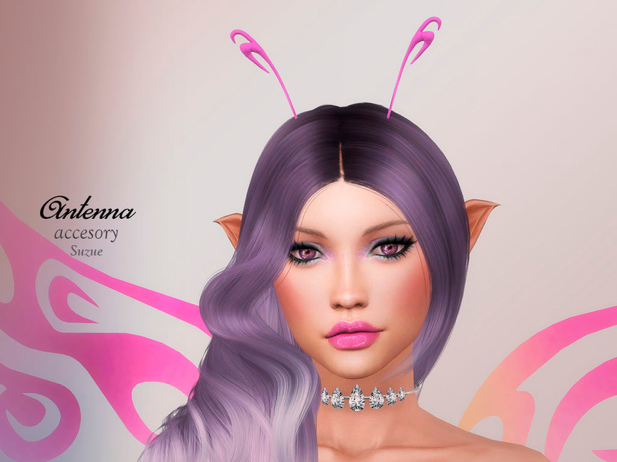 The Sims Resource - Butterfly Antenna Headdress