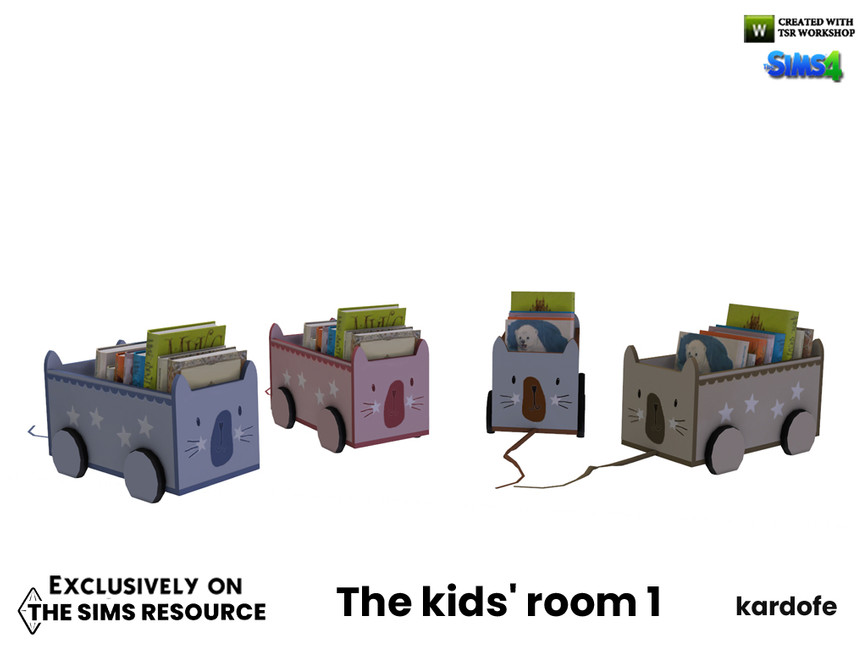 The Sims Resource - The kids' room_Book cart