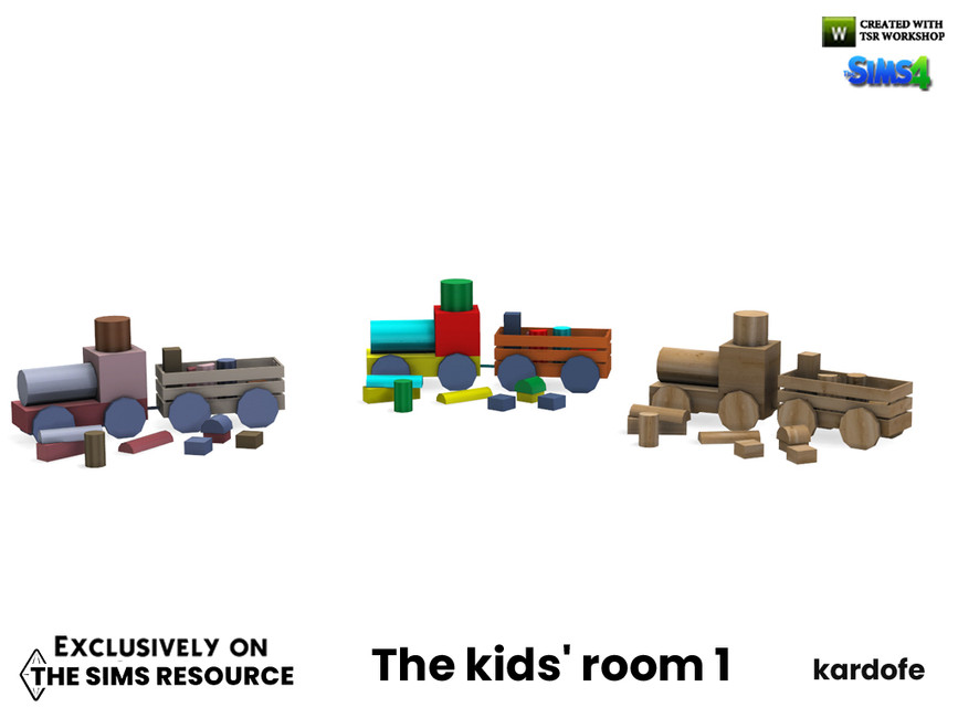 The Sims Resource - The kids' room_Train