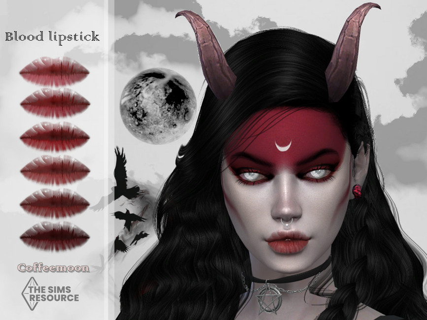 The Sims Resource - Blood lipstick