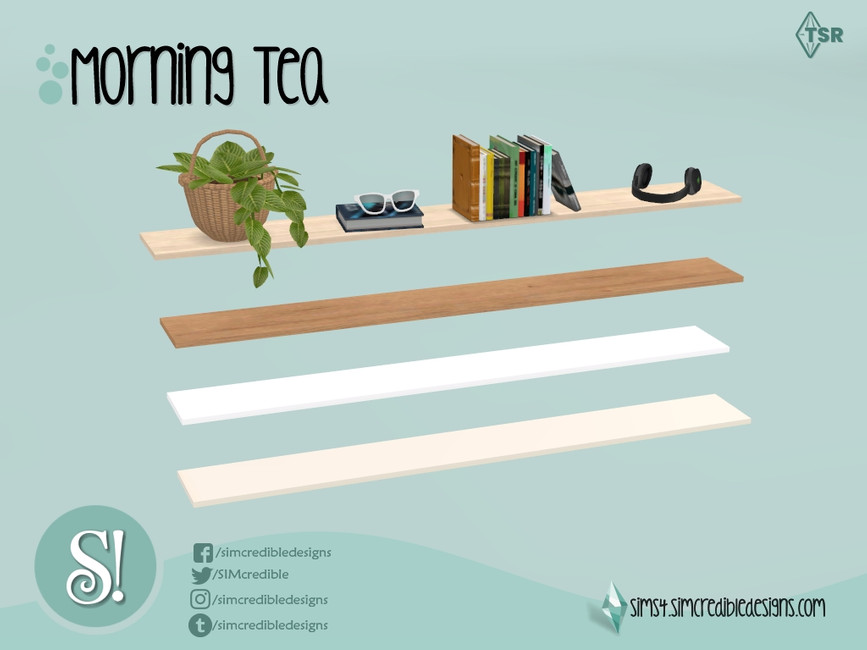 The Sims Resource - Morning Tea 2x1 shelf