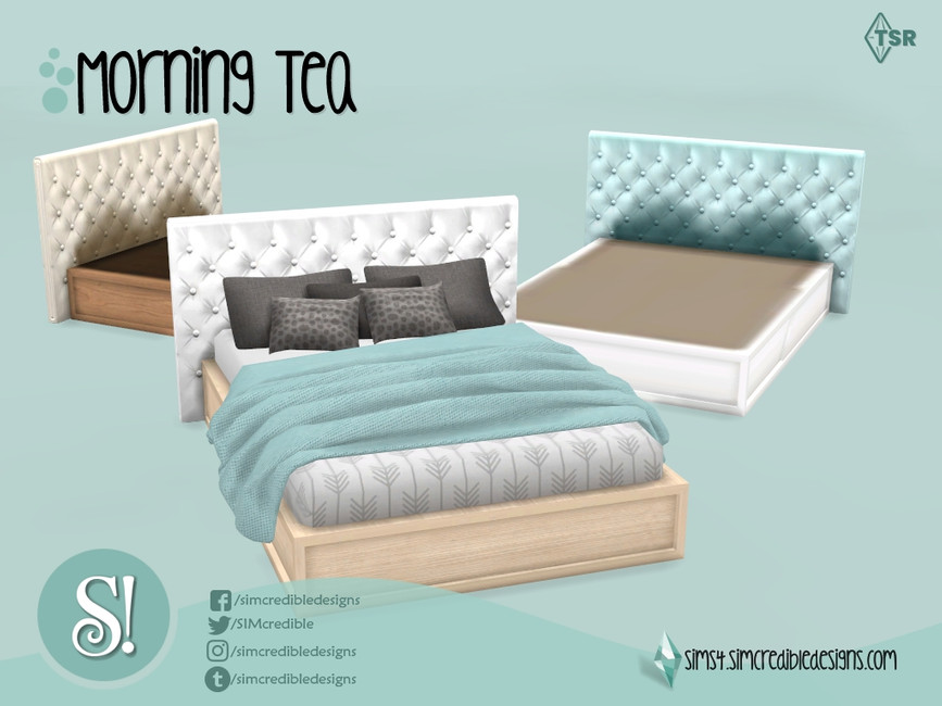 The Sims Resource - Morning Tea Bed Frame