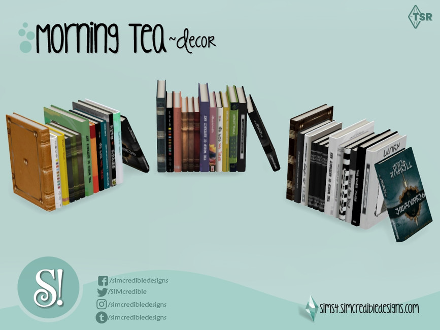 The Sims Resource - Morning Tea Books 2