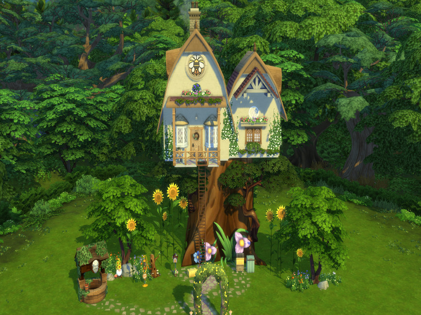 The Sims Resource - Cottage (Honey Oak Tree)