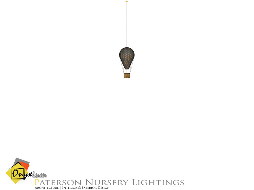 The Sims Resource - Paterson Air Balloon Ceiling Lamp Short