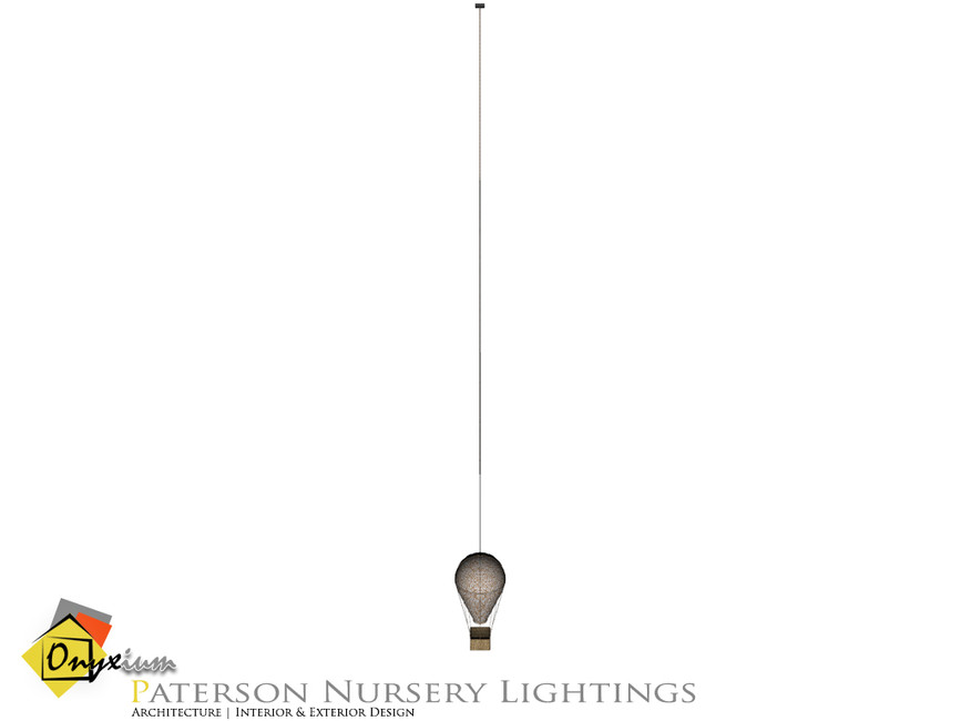 The Sims Resource - Paterson Air Balloon Ceiling Lamp Tall