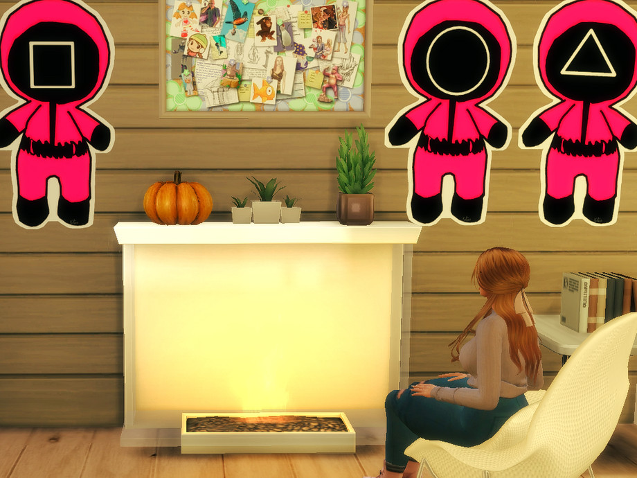 The Sims Resource | Squid Game Soldier Stickers